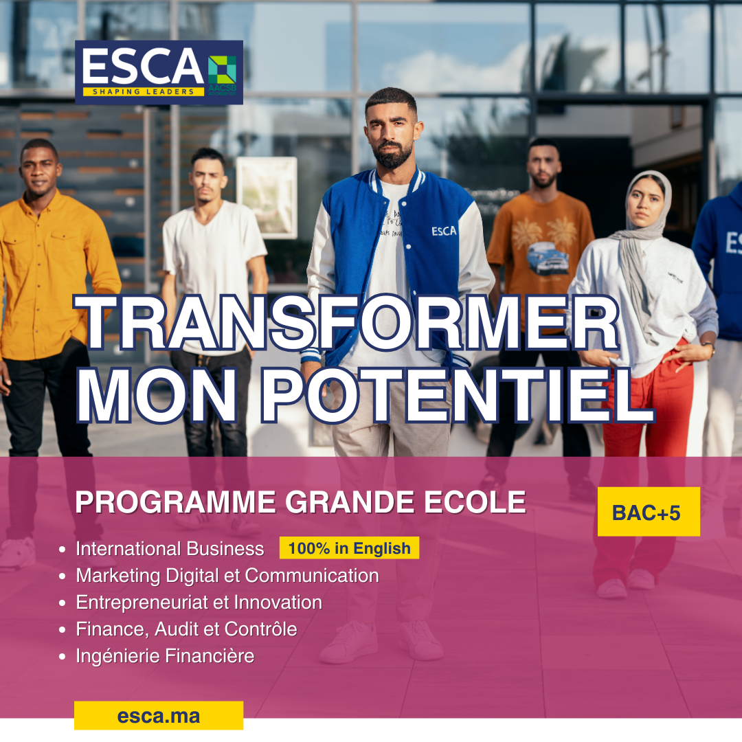 Frais de Scolarité | ESCA Ecole de Management